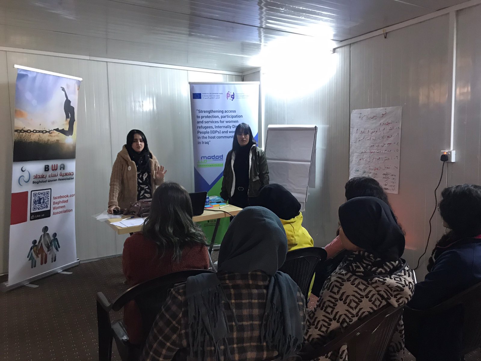 A voluntary psychosocial legal awareness session – BWA